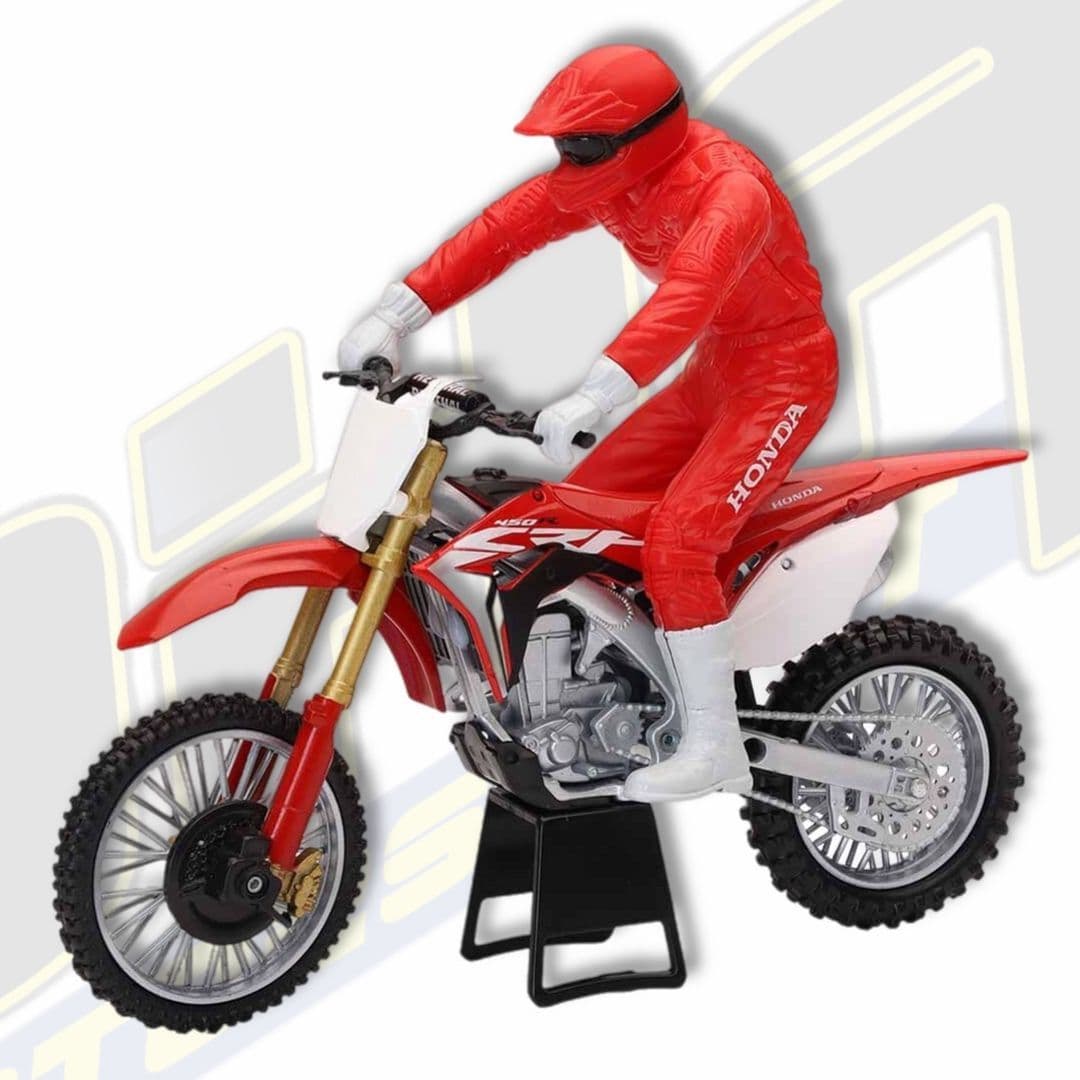 Honda CRF450R CRF Motocross Bike & Rider - 1 12 Scale Toy Model