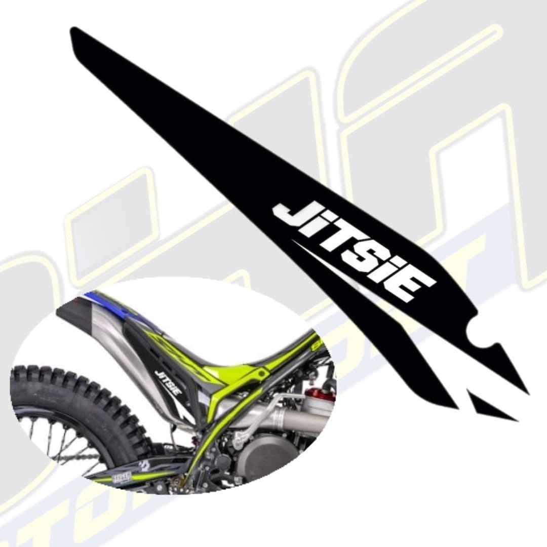 Jitsie Exhaust Silencer Decal / Sticker for Sherco ST Trials 2016-2022 ...