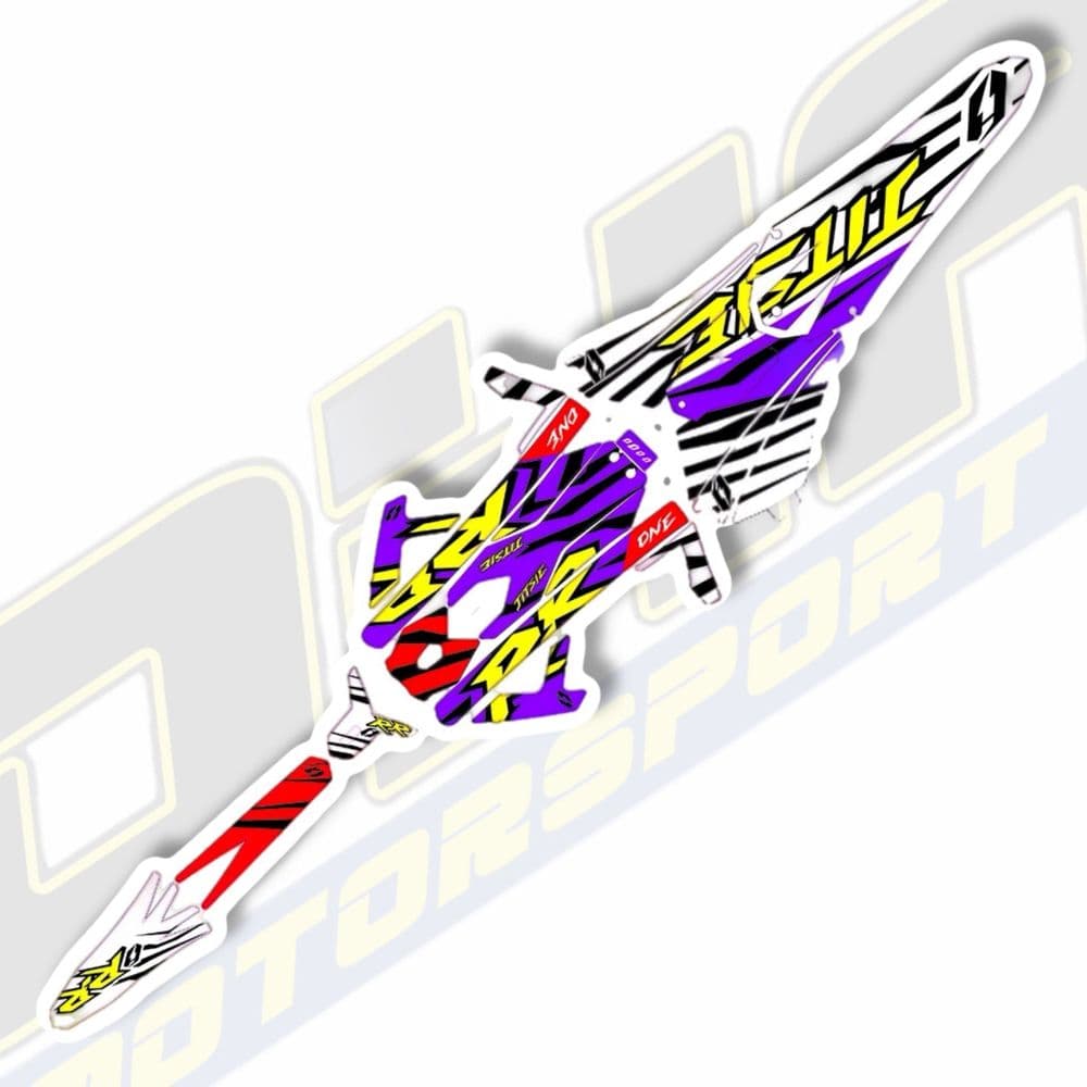 Jitsie RETRO Style Trials Sticker Kit for TRS TRRS ONE R 2016-2026