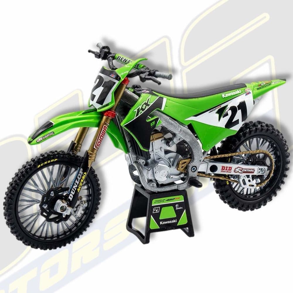 Kawasaki Factory Racing KX450F Jason Anderson 21 Motocross Bike - 1 6 ...