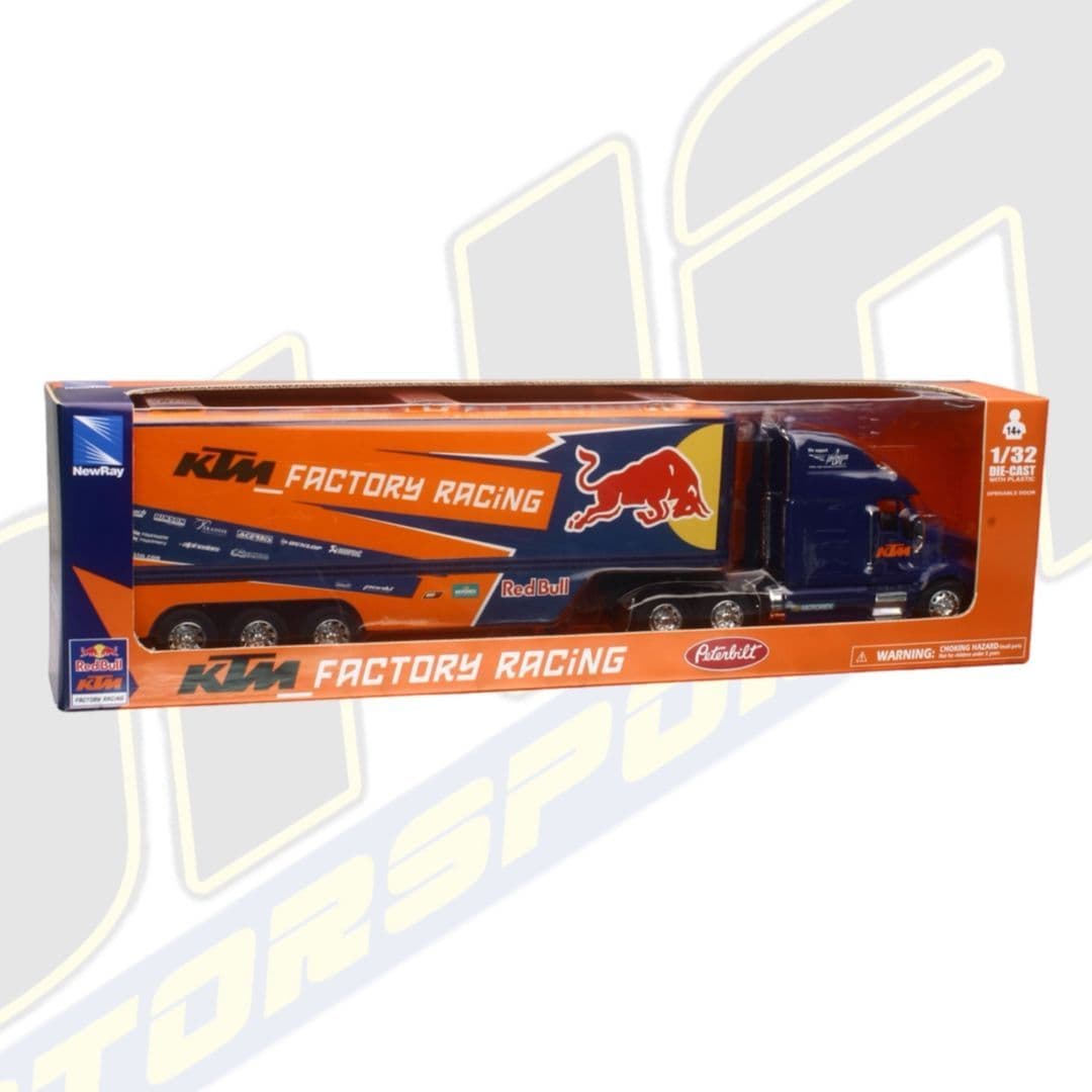 Red Bull Factory Racing KTM Team Truck - 1 32 Scale Toy Model