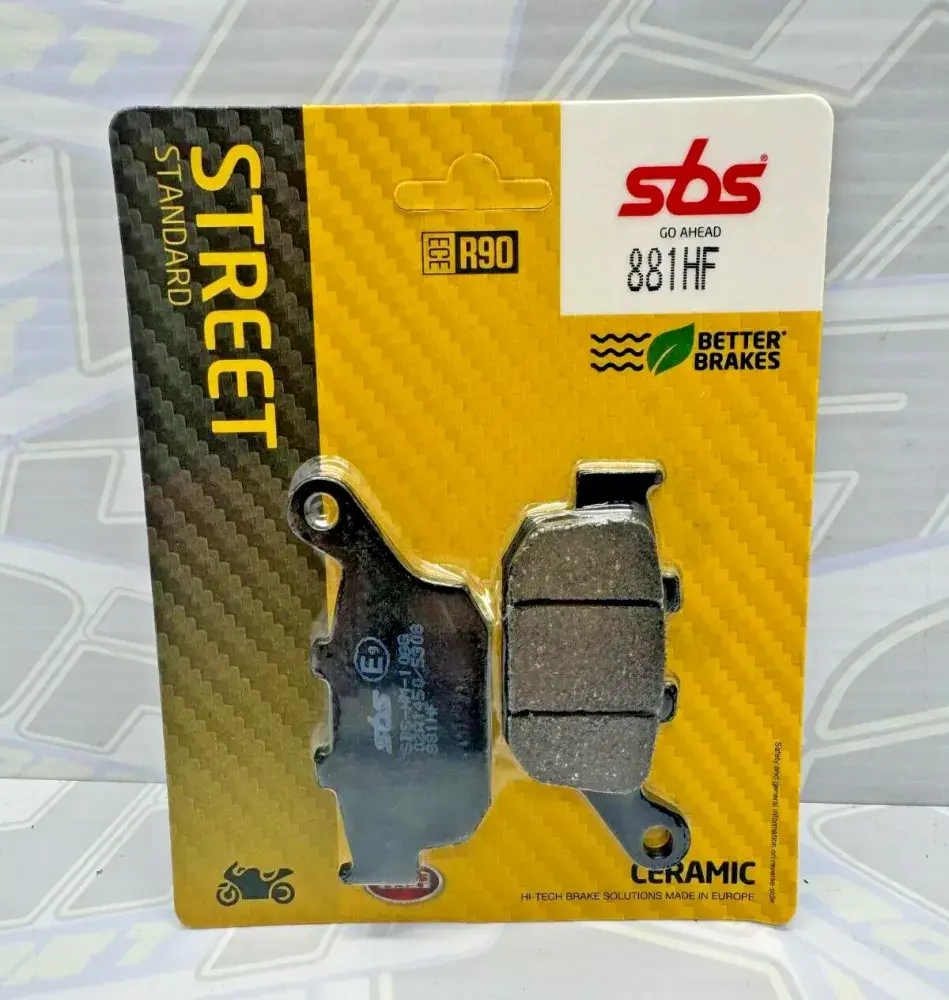SBS Street Rear Brake Pads for Suzuki SFV650 Gladius 2009-2016