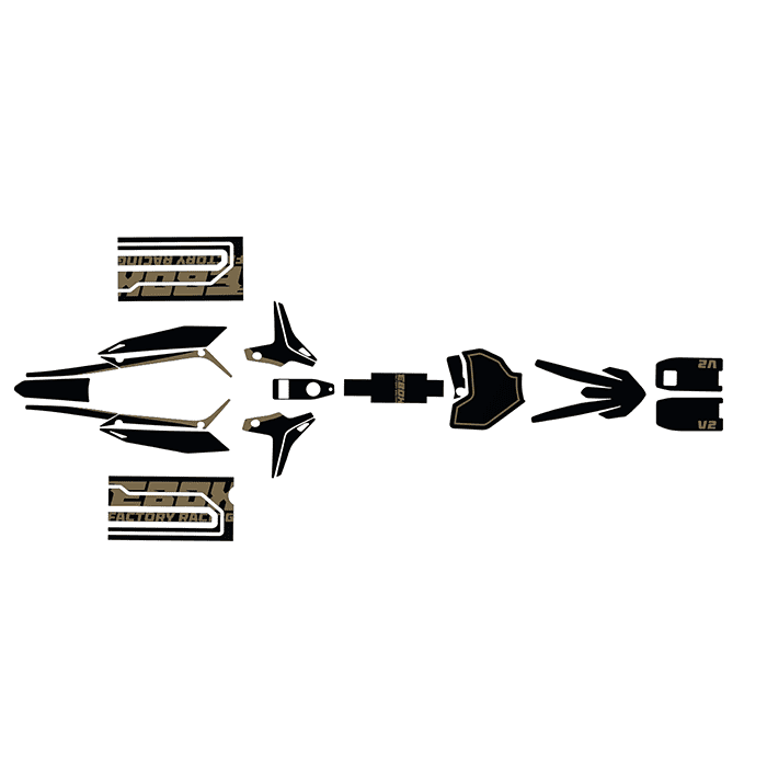 STOMP EBOX V2 Graphics / Sticker Kit - BLACK