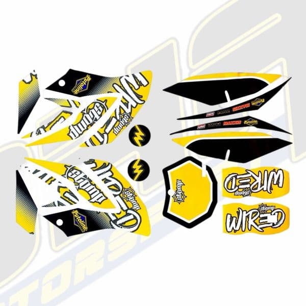 STOMP EBOX Wired Graphics / Sticker Kit - Yellow