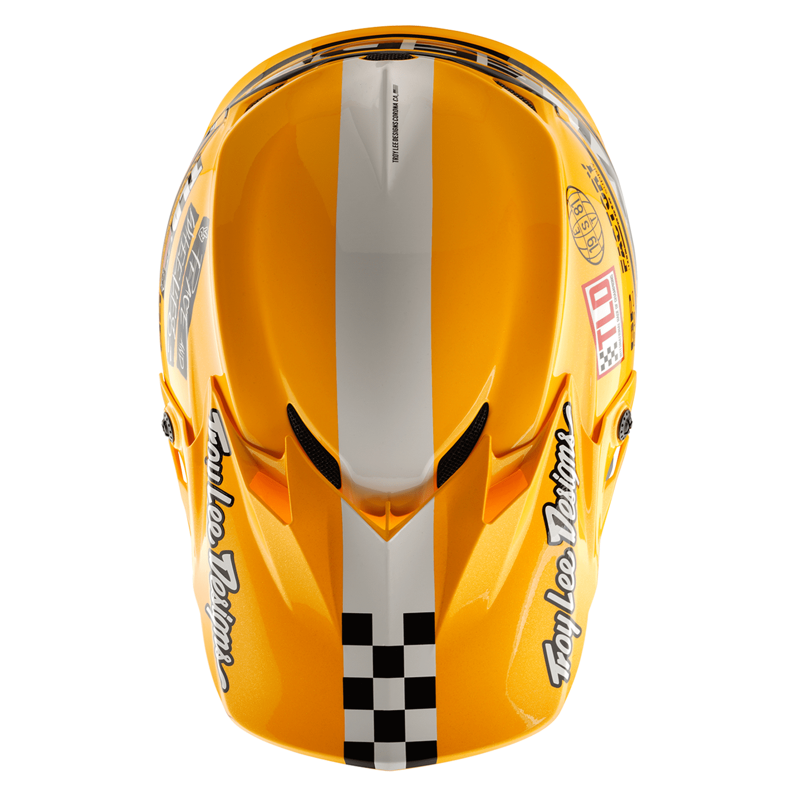 Troy Lee Designs TLD GP Pro Motocross MX Helmet - FIFTY-50 White / Gold