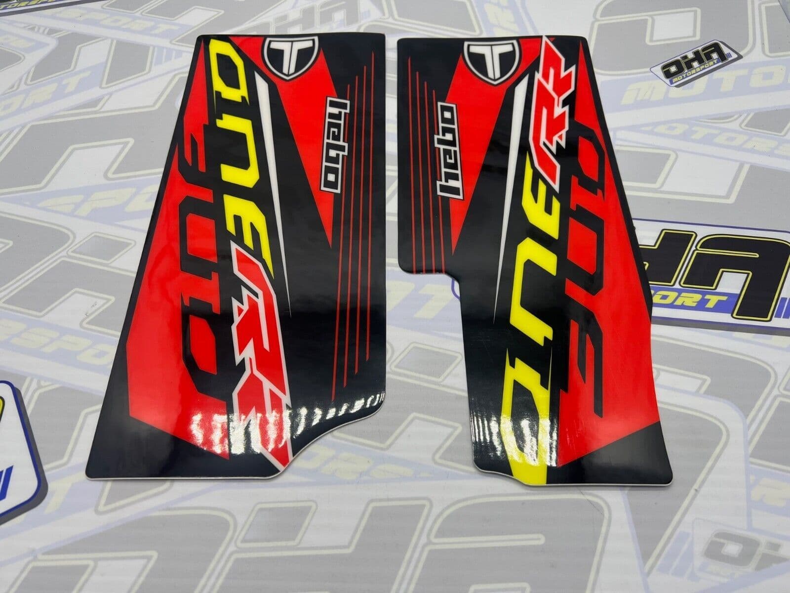 TRS ONE RR 2022 Fork Decals / Stickers - Genuine