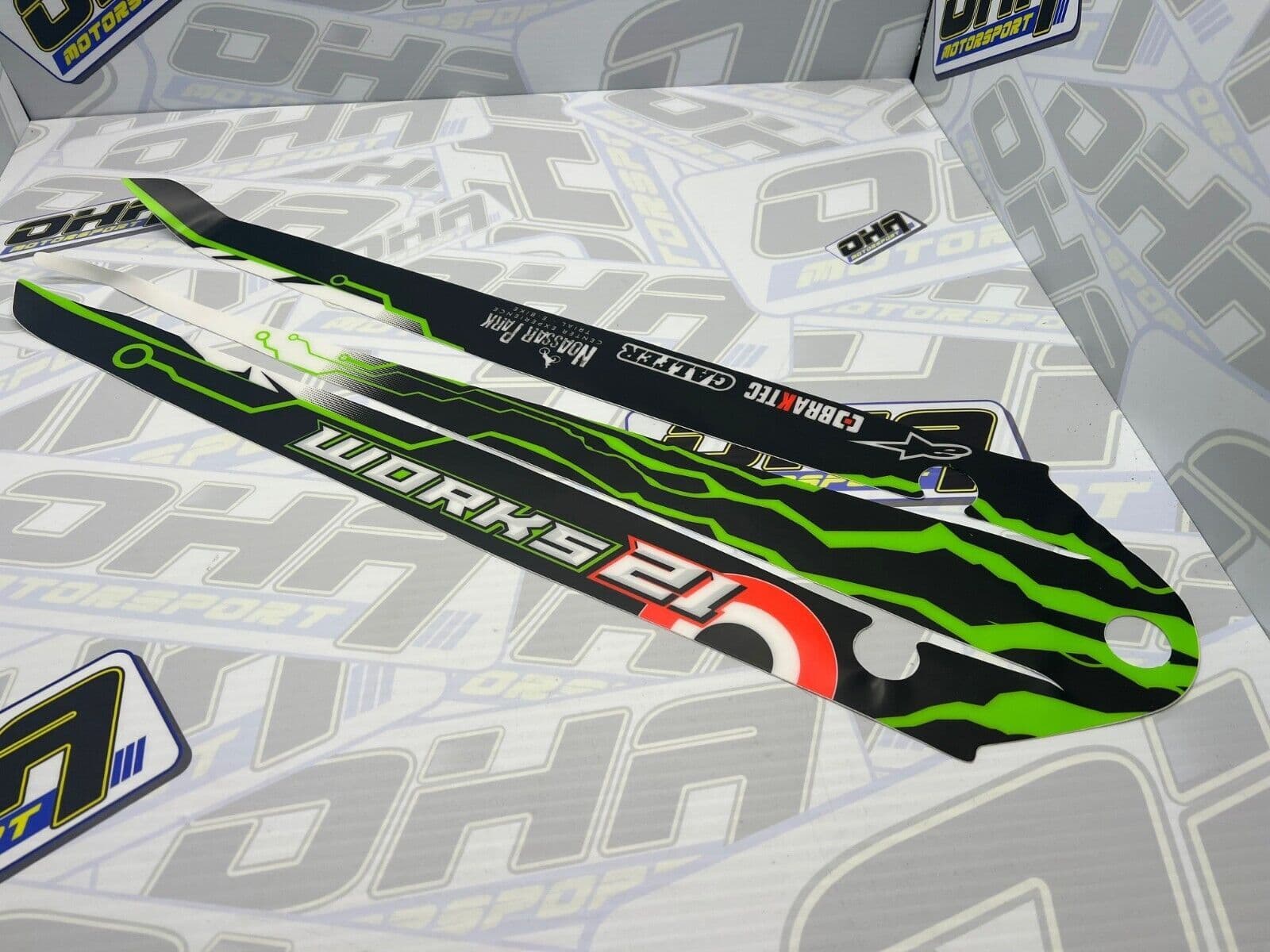 Vertigo Combat Works 2021 Rear Mudguard Decal / Sticker - Genuine