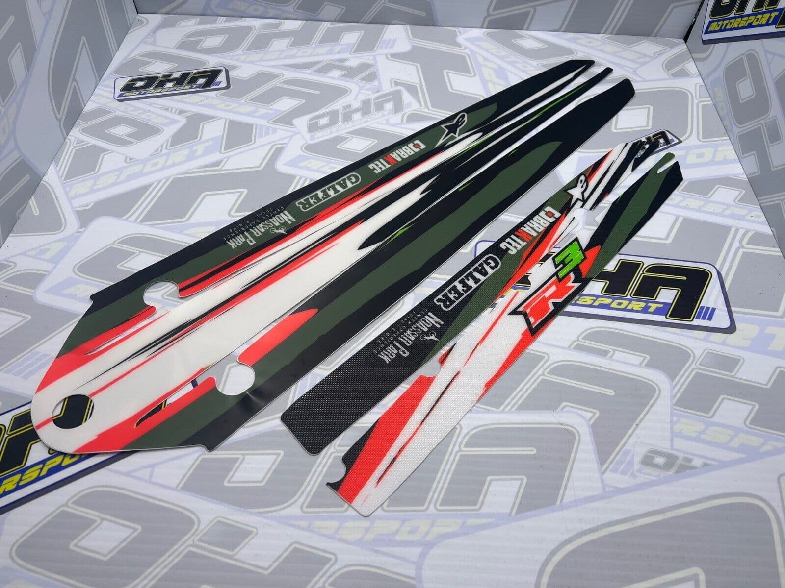 Vertigo R3 2021 Rear Mudguard Decals / Stickers - Genuine