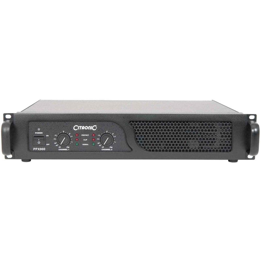 Citronic PPX900 900W Power Amplifier 2U Rack-mountable Stereo Amp ...
