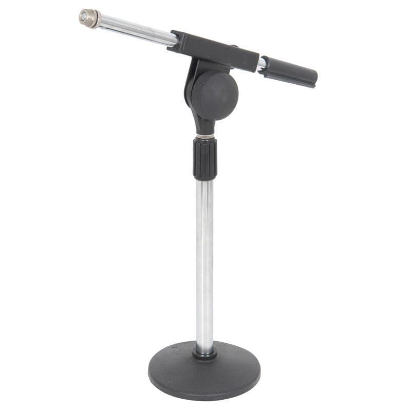 QTX Short Microphone Mic Boom Stand Conferencing Studio Kick Drum ...