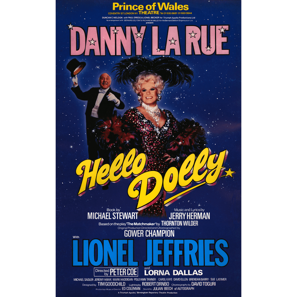 Hello Dolly Danny La Rue 1984 Poster