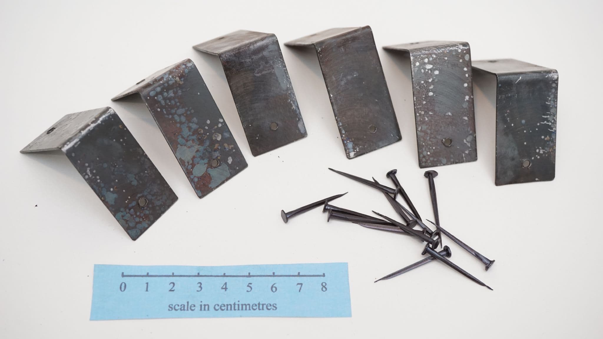 Anglo-Saxon Finglesham box corner brackets 20mm wide in various sizes ...