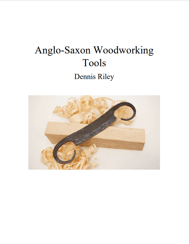Anglo-Saxon woodworking tools 44 page A5 full colour book