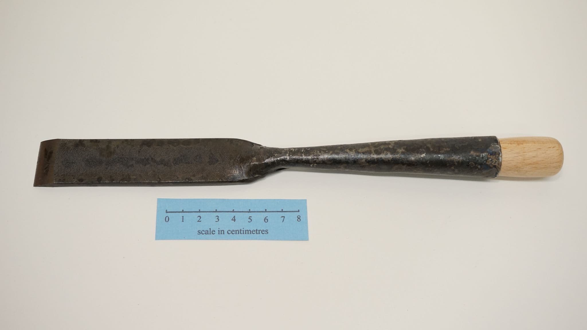 hand forged roman socketed chisel Newstead 30mm