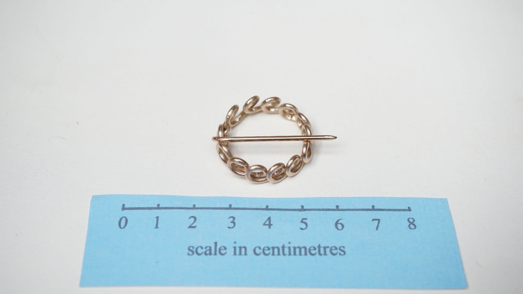 medieval bronze annular wire work brooch 20mm diameter based on a ...