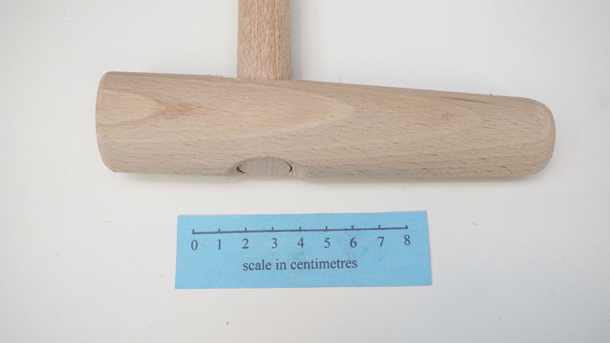 medieval style offset tapered wooden mallet in beechwood 15cm head 3 ...
