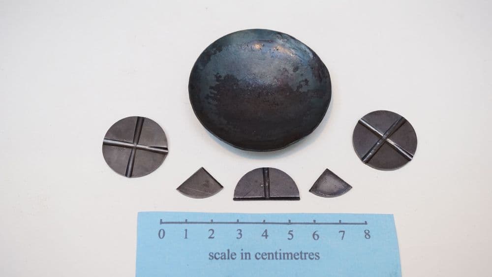 multi period iron scale weights roman to medieval