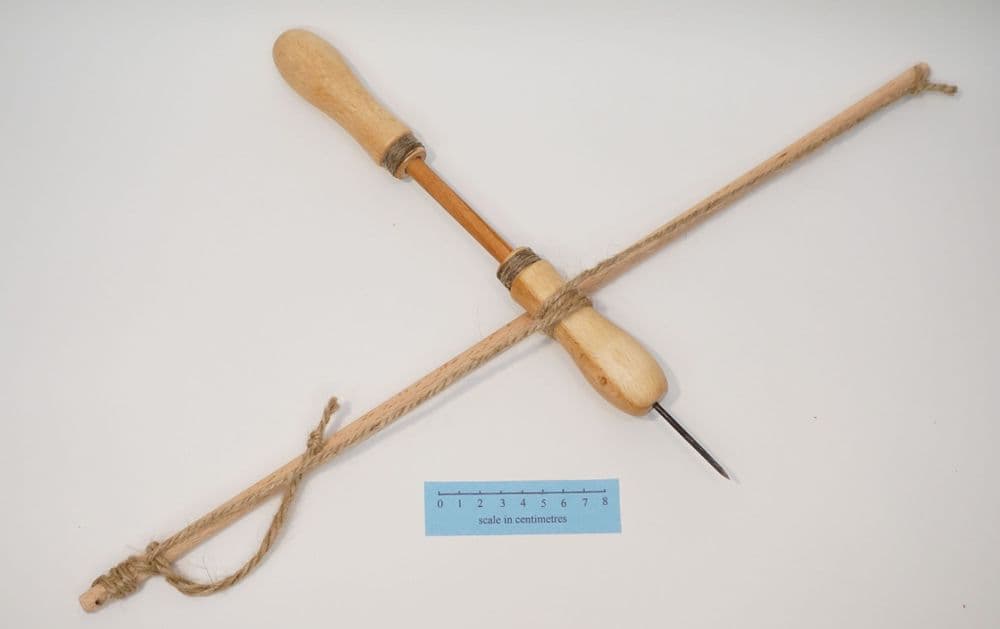 roman anglo saxon viking and medieval bow drill 3mm spoon or 5mm ring ...