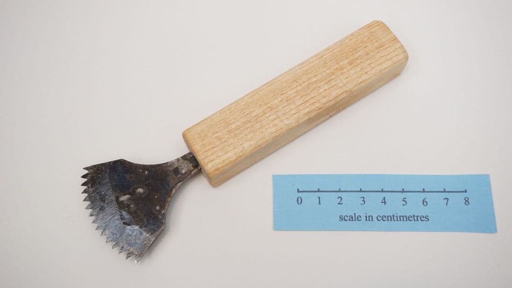 Roman leather workers stitch pricker from gaul