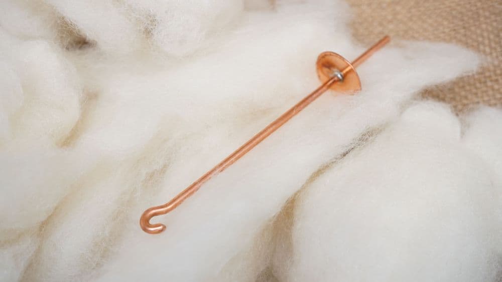 roman period copper drop spinning spindle reenactment use