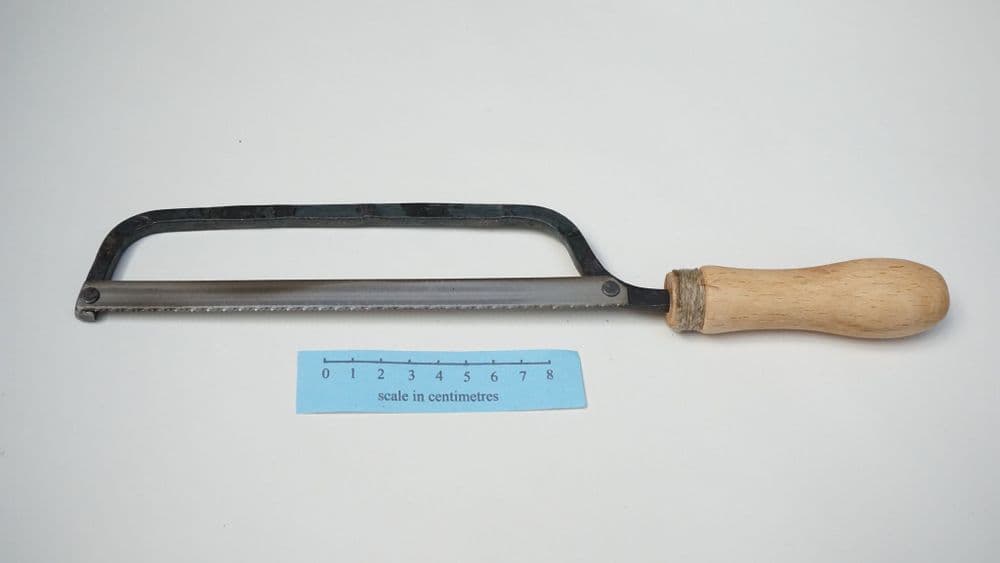 viking mastermyr and mid medieval hacksaw beech wood handles & linen ...