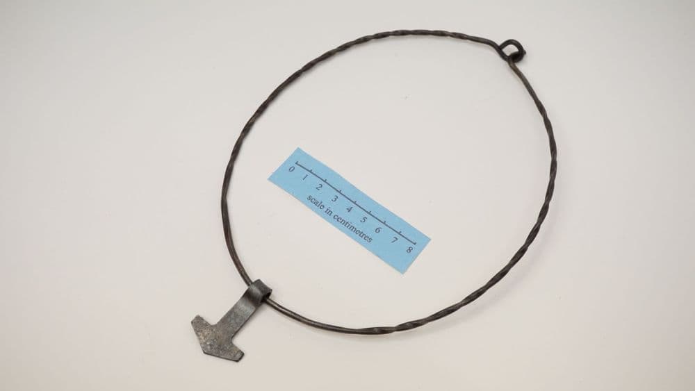 Viking neck band Taby in Uppland Sweden