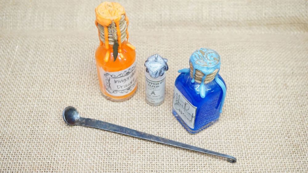 witch warlock and wizards iron apothecaries potion spoon