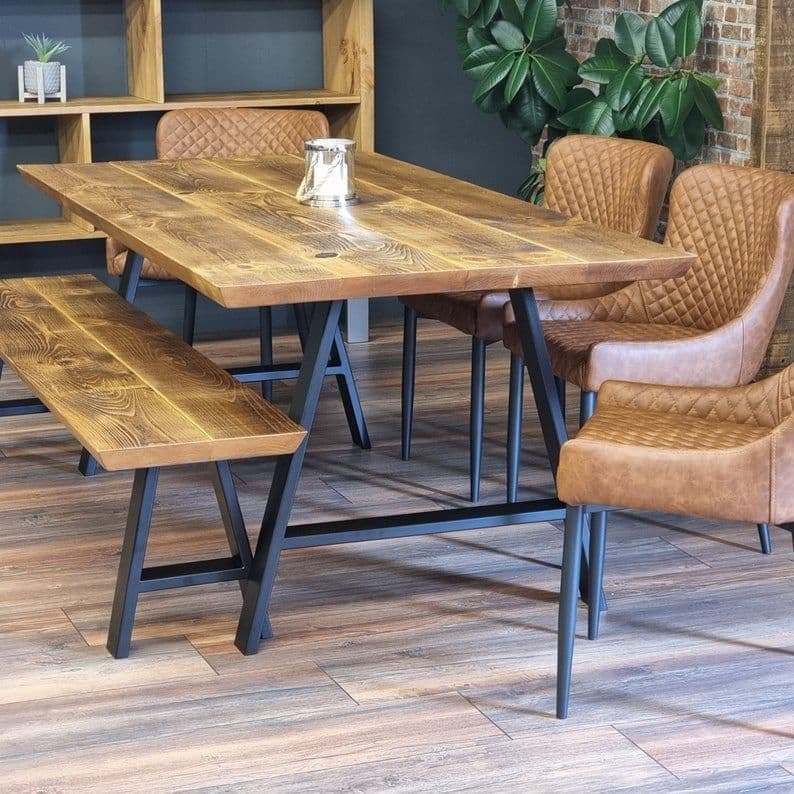 Louth Dining Table A-FRAME LEGS