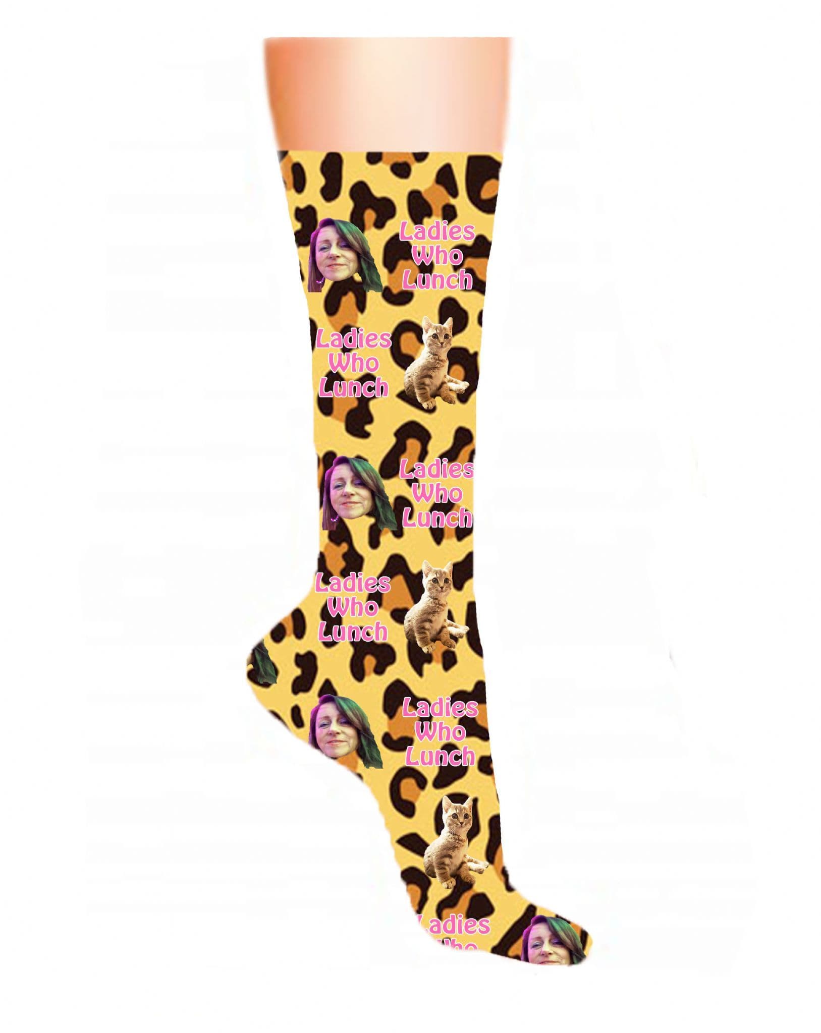 Custom Message Socks | Face Photo & Message | Design Dawgz