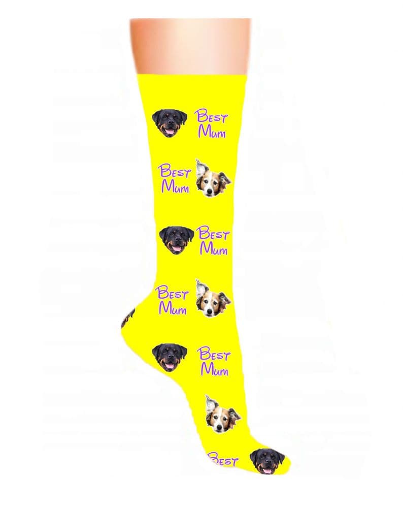 Custom Message Socks | Face Photo & Message | Design Dawgz