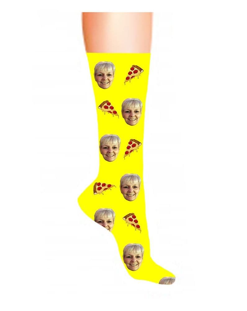 Pizza Slice Photo Socks