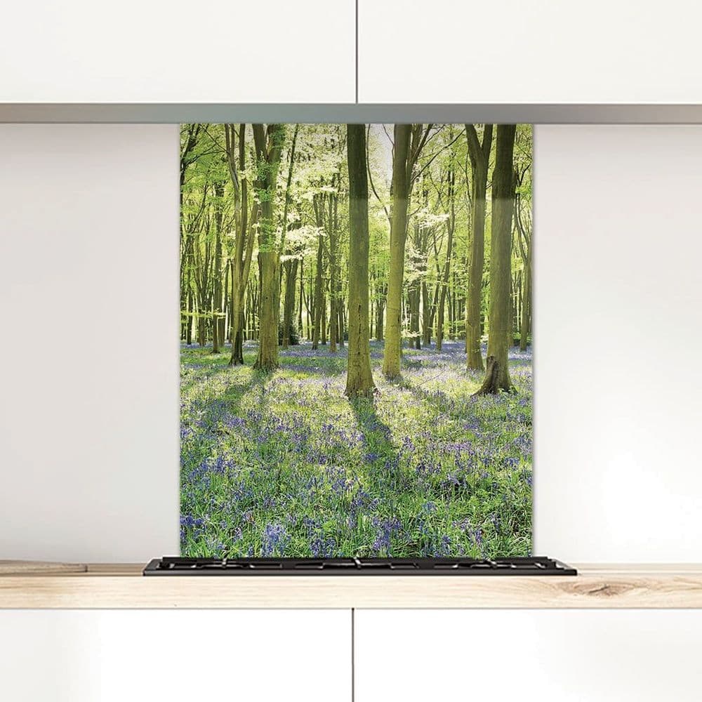 Bluebell Forest - Glass Splashback