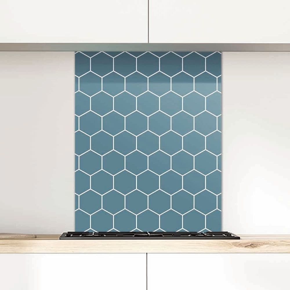 Honeycomb London Glass Splashback