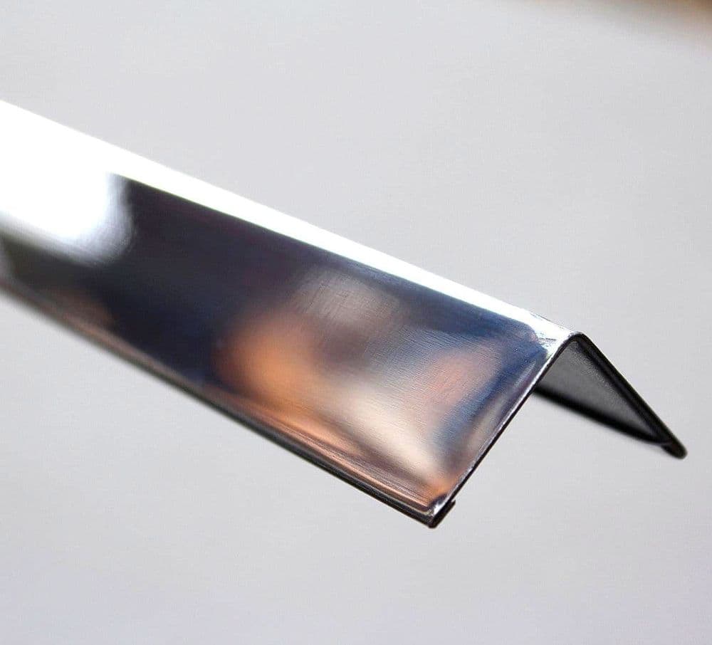 Polished Chrome Perimeter Angle Trim 3000mm