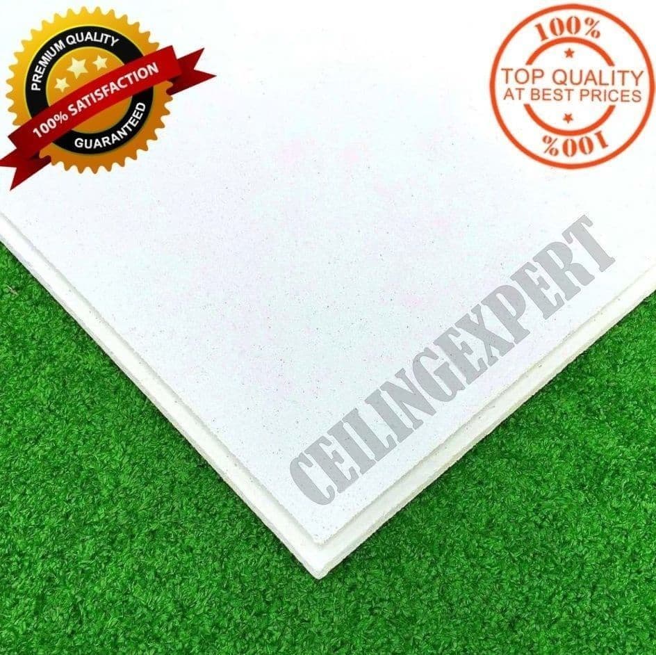 ROCKFON ARTIC TEGULAR CEILING TILES BOARD 600 x 600mm SUSPENDED REVEAL ...