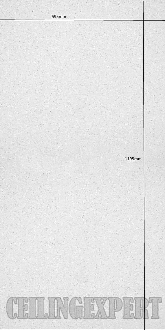 Zentia Dune Supreme Flat Ceiling Tiles 1200 x 600mm Square Edge ...