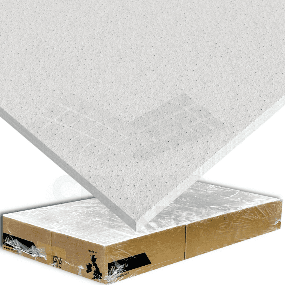 Zentia Dune Supreme Flat Ceiling Tiles 1200 x 600mm Square Edge ...
