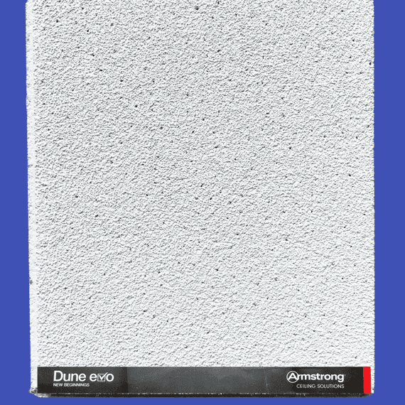 Zentia Dune Supreme Flat Ceiling Tiles 600 x 600mm Square Edge ...