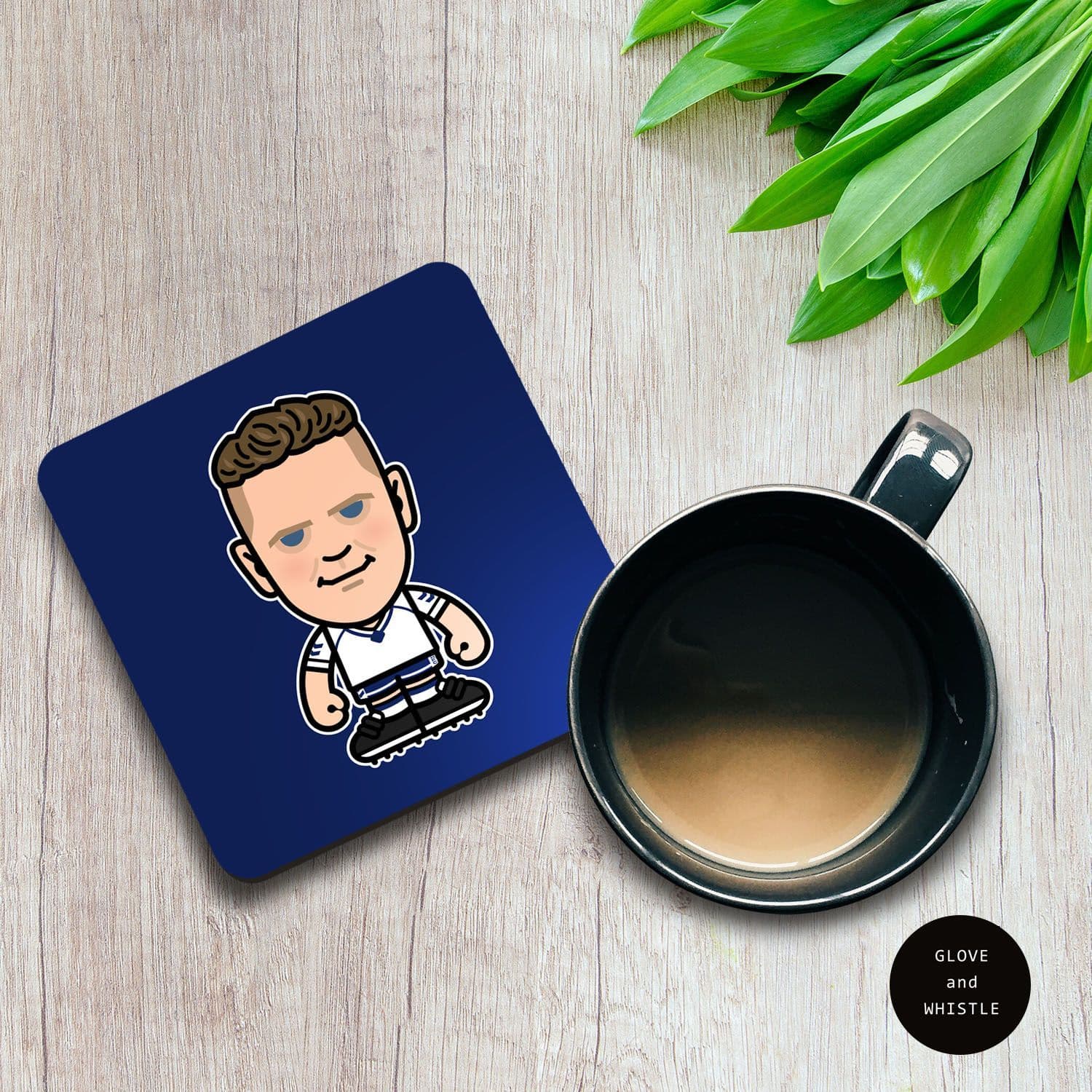 Paul Gascoigne Tottenham Hotspur Coaster | Spurs Gift Idea