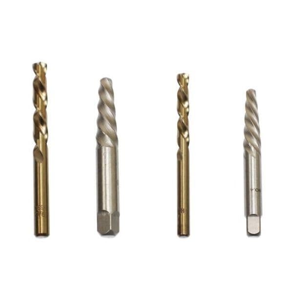 10pc Cobalt Left Hand Drill Bit & Screw Extractor Set US PRO IND 7080
