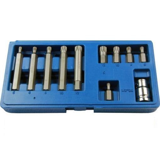 11pc Spline Bit Socket Set M5 M6 M8 M10 M12 US PRO 2098