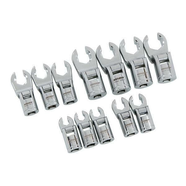 12pc Flexible Crow Foot Wrench Socket Set Metric 10mm/19mm Neilsen CT5478
