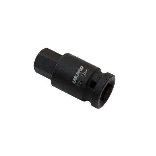 17mm Hex Bit Impact Socket 1&2" Drive US PRO 3323
