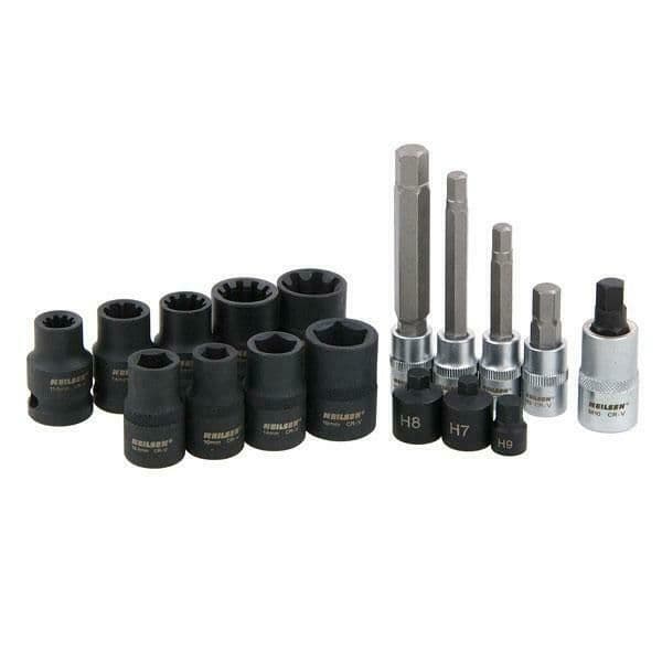17pc Brake Caliper Bolt Master Socket & Bit Set Neilsen CT5571