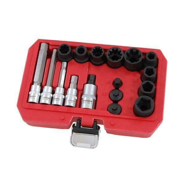 17pc Brake Caliper Bolt Master Socket & Bit Set Neilsen CT5571