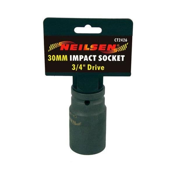 30mm Deep Impact Socket 3/4" Drive 6 Point Neilsen CT2426
