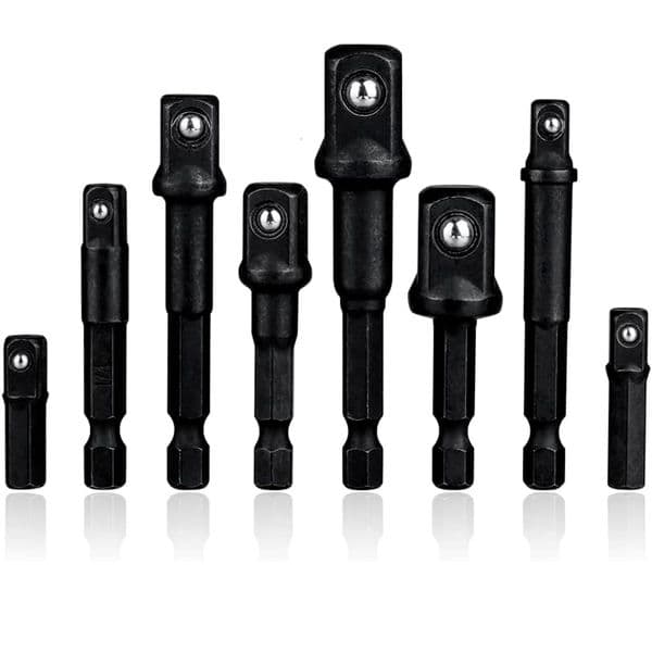 8pc Impact Driver Socket Adaptor Set US PRO 7167