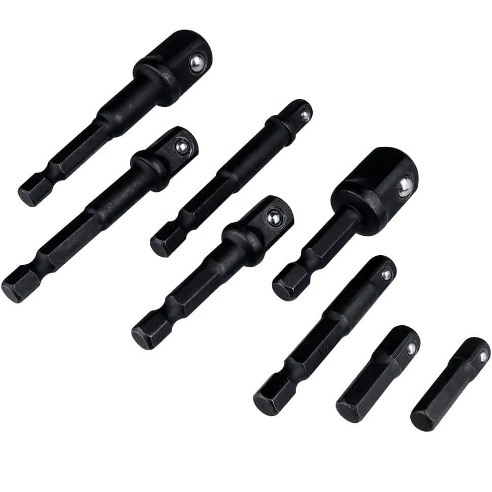 8pc Impact Driver Socket Adaptor Set US PRO 7167