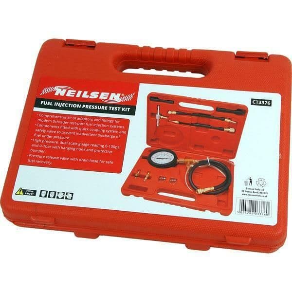 Fuel Pump Pressure Tester for Schrader Test Port Systems Neilsen CT3376