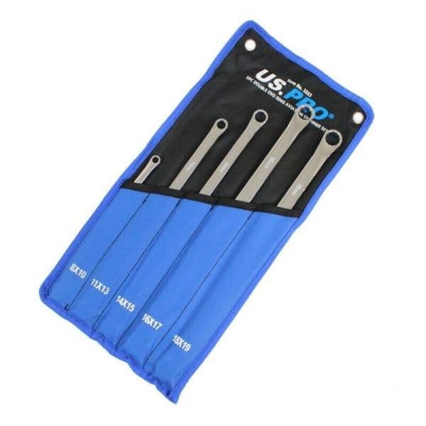 Long Reach Ring Spanner Set 8mm/19mm Double Ended US PRO 3223